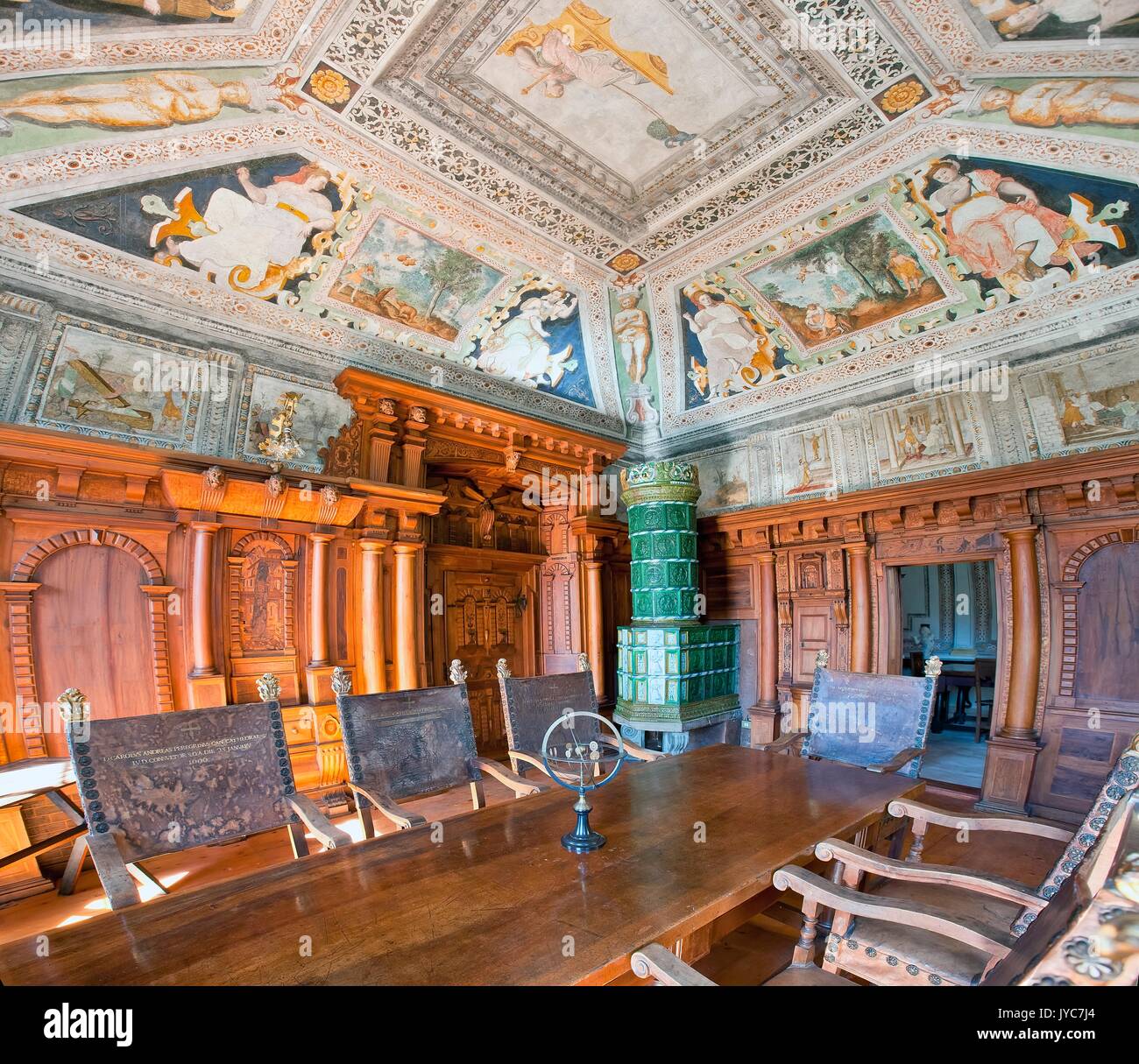 Juno's room in the Vertemate Palace in Prosto di Piuro, Valchiavenna ...