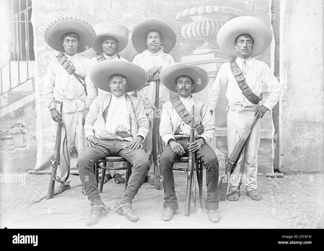 Portrait of Armed Revolutionary Soldiers Stock Photo - Alamy