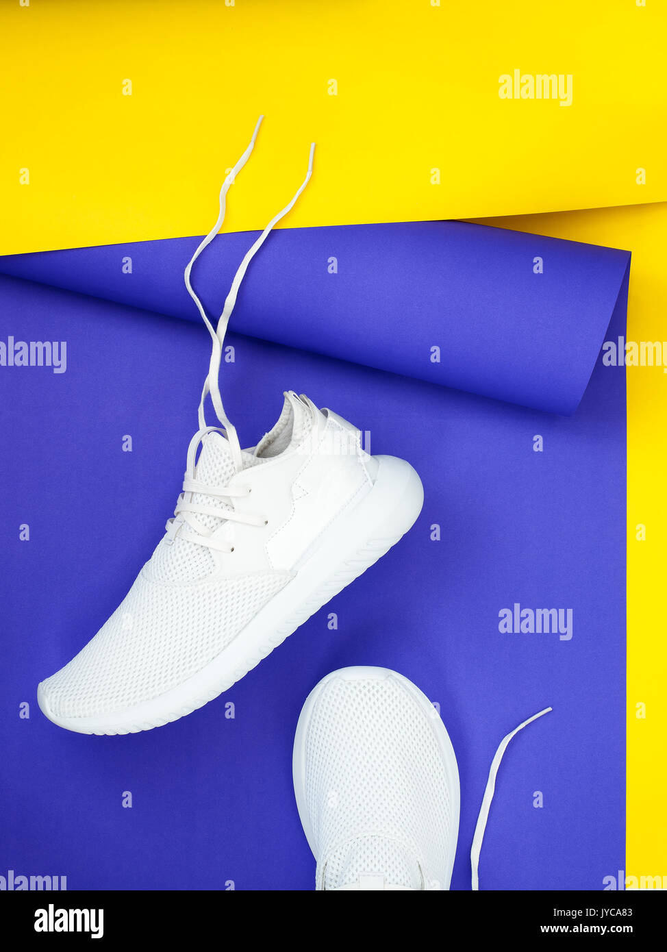 White shoes hi-res stock photography and images - Alamy