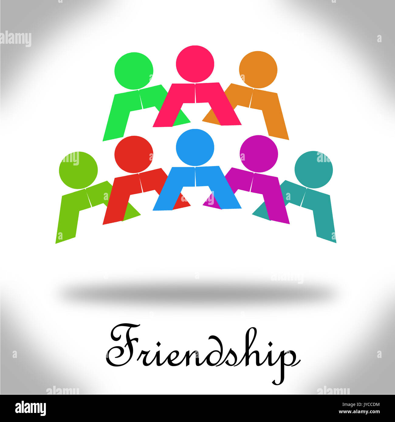 Friendship image with hi-res rendered artwork that could be used for ...