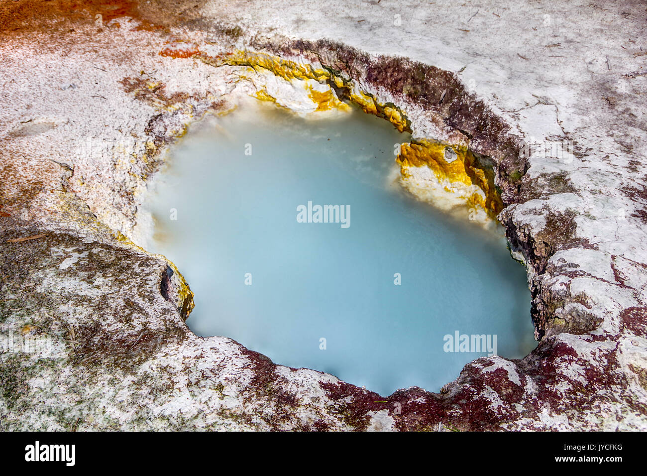 Painted pots yellowstone national park hi-res stock photography and ...
