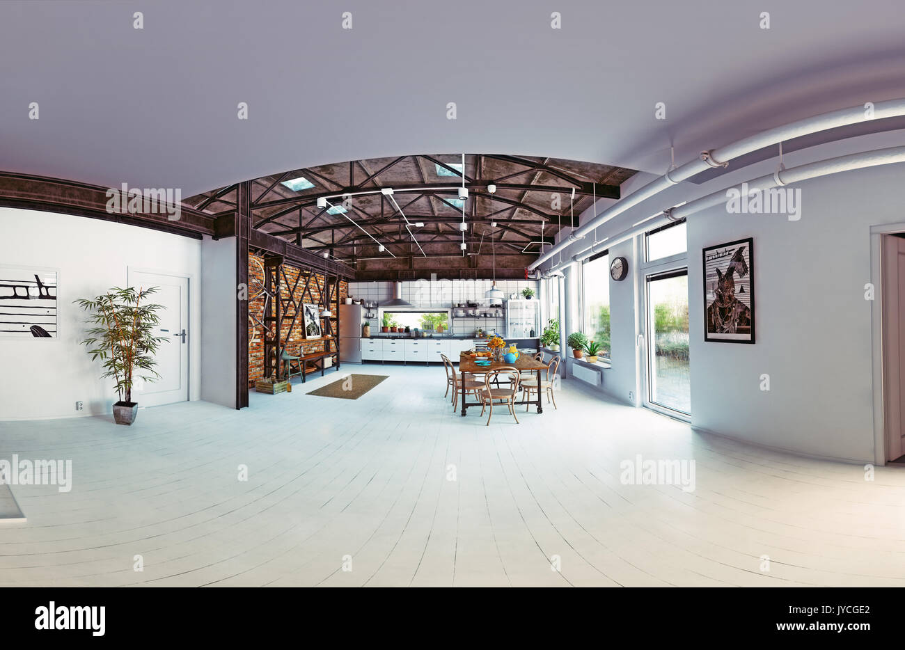 Fish lens floor hi-res stock photography and images - Alamy