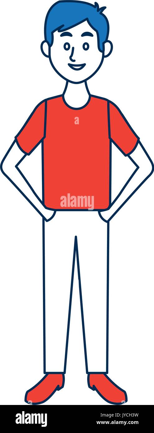 Front view smiling male Stock Vector Images - Alamy