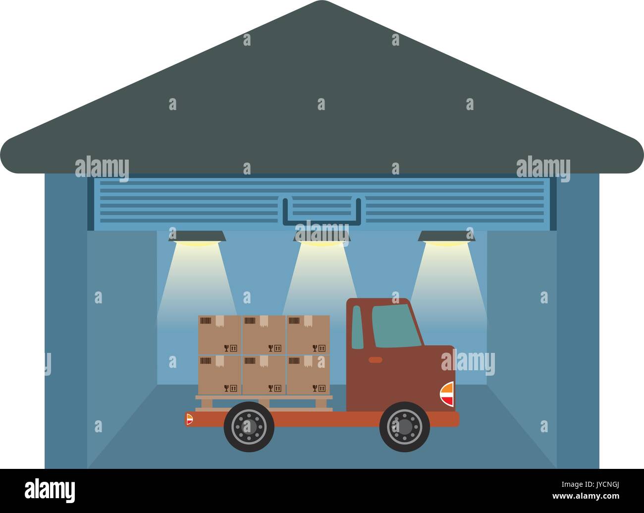 Warehouse light lamp Stock Vector Image & Art - Alamy