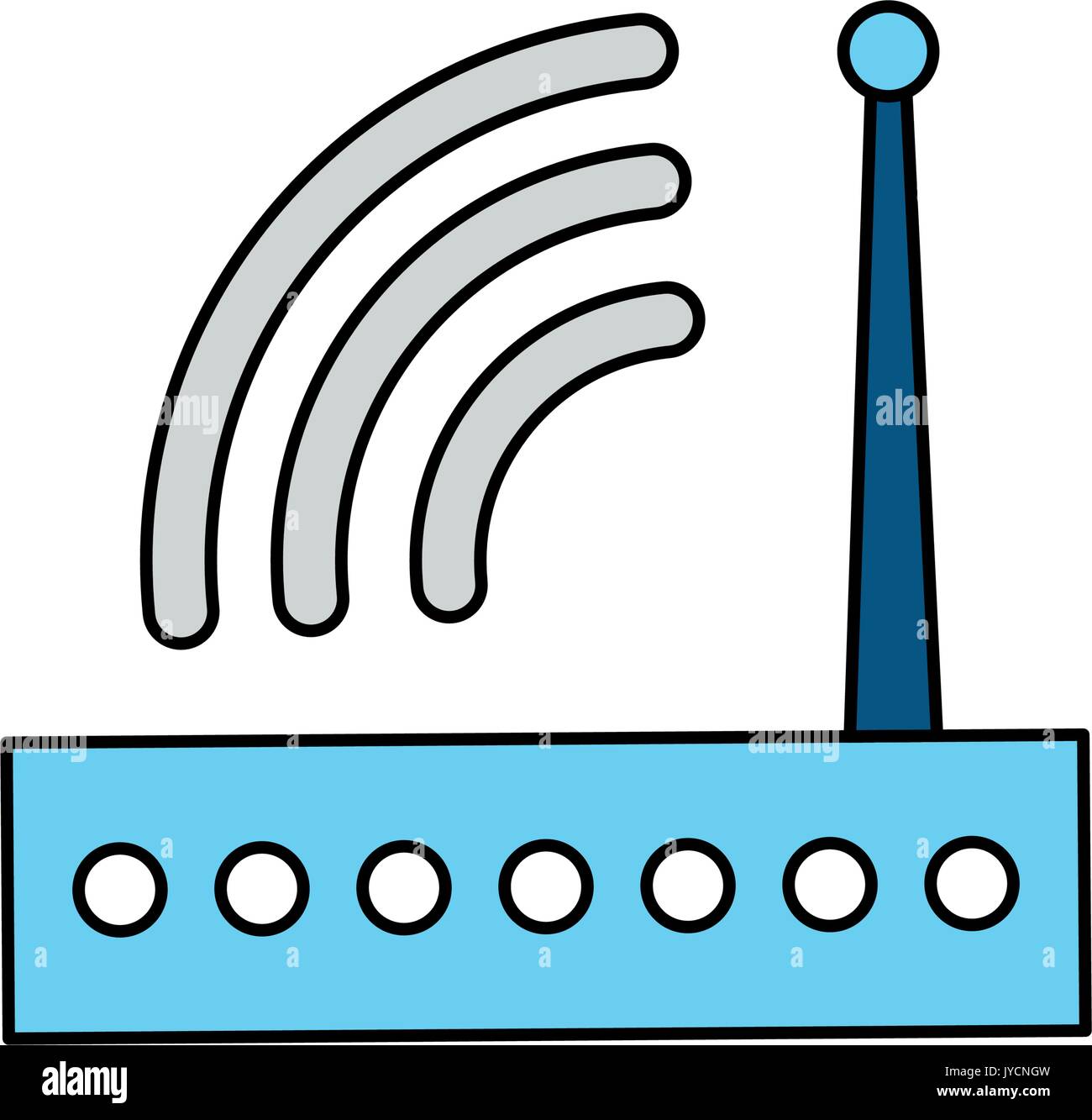 Wifi internet router Stock Vector Image & Art - Alamy