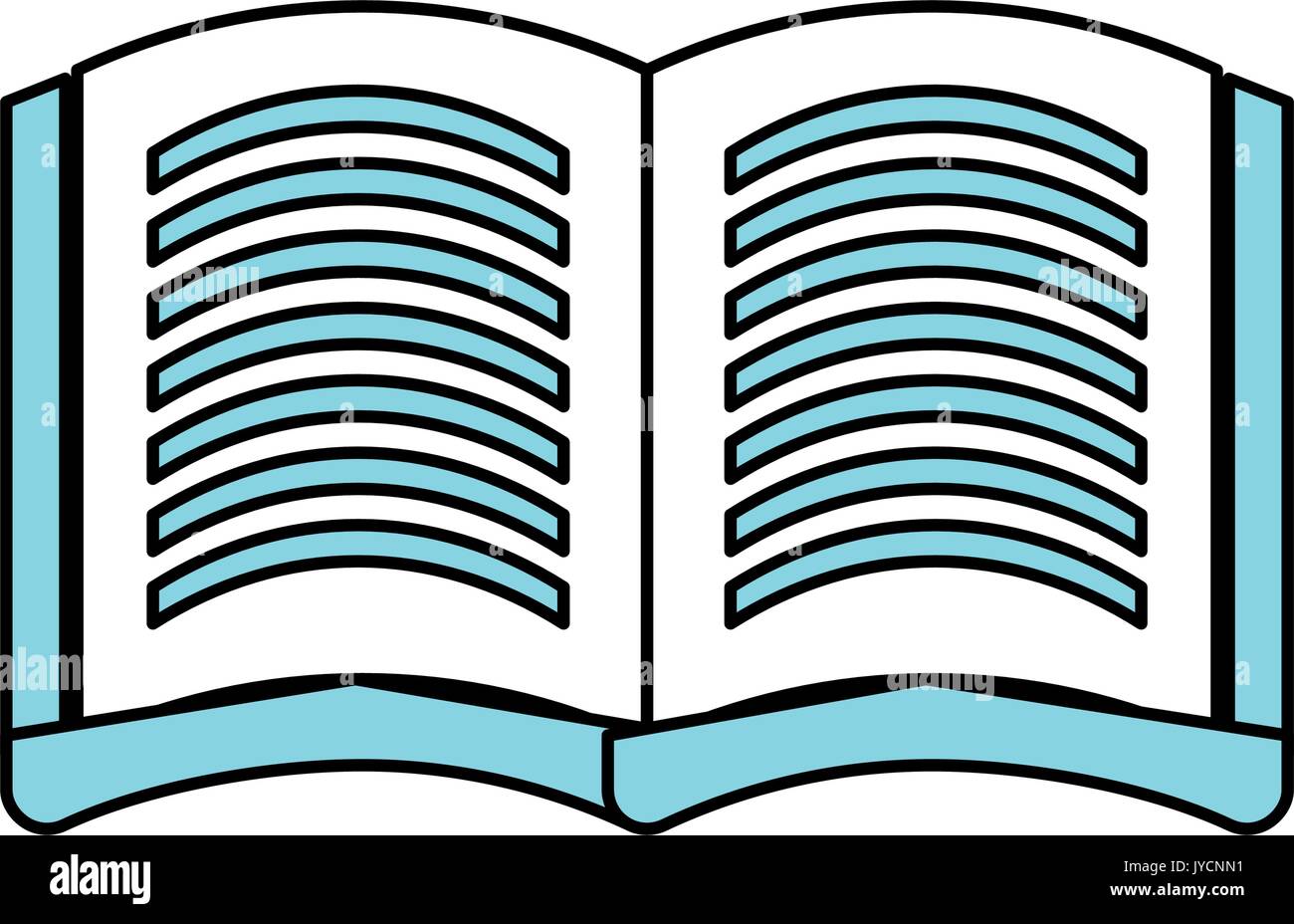 Book open symbol vector illustration Stock Vector Image & Art - Alamy