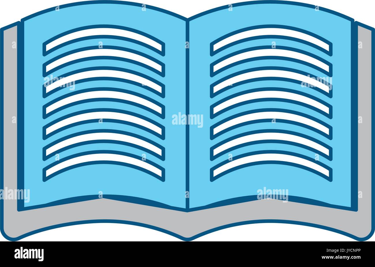 Book open symbol vector illustration Stock Vector Image & Art - Alamy