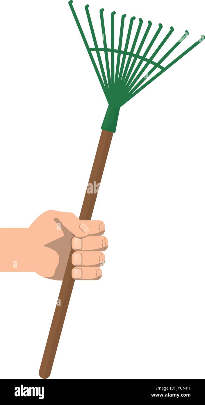 Rake gardening,tool vector illustration Stock Vector Image & Art - Alamy