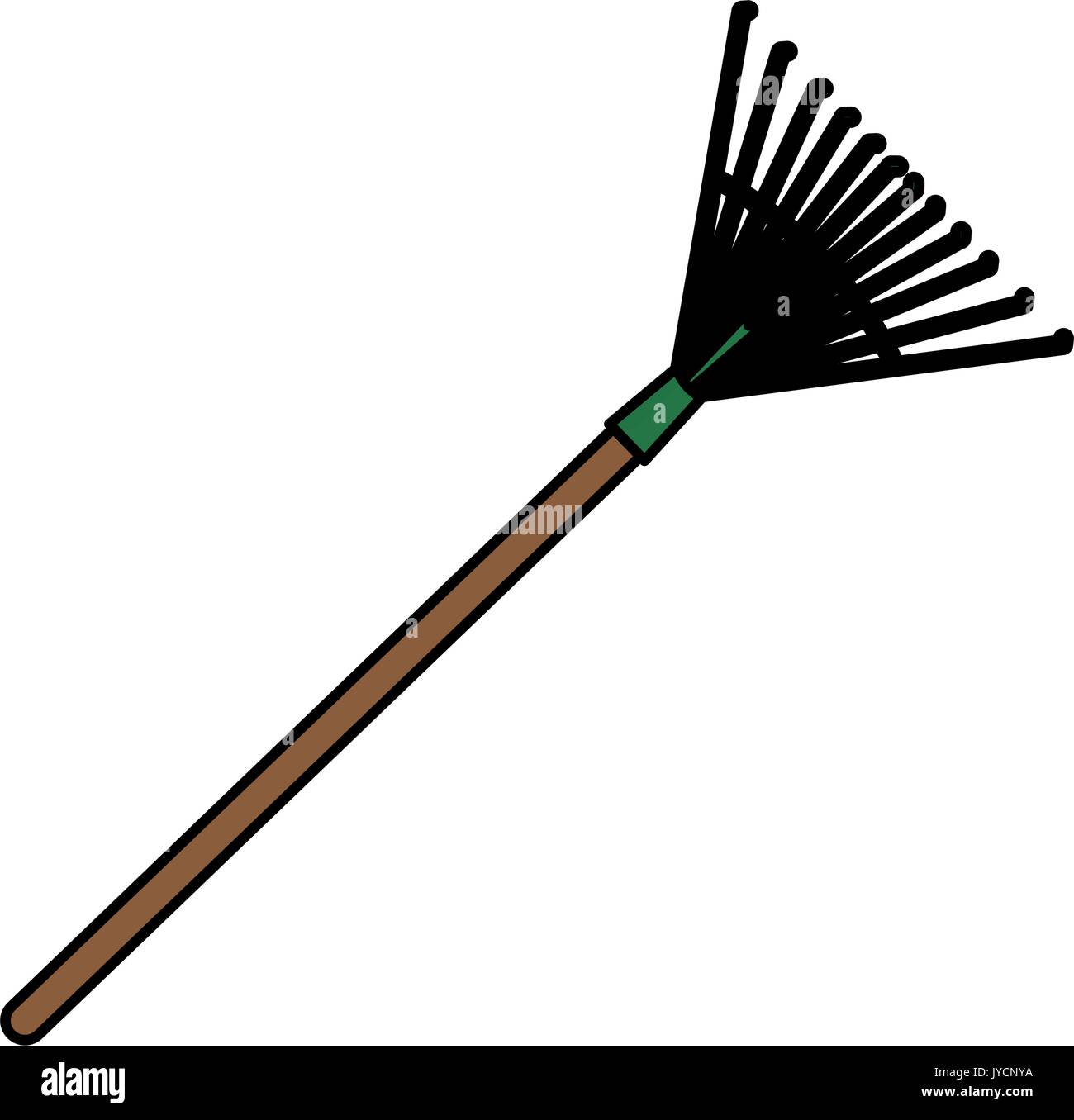 Rake gardening,tool vector illustration Stock Vector Image & Art - Alamy