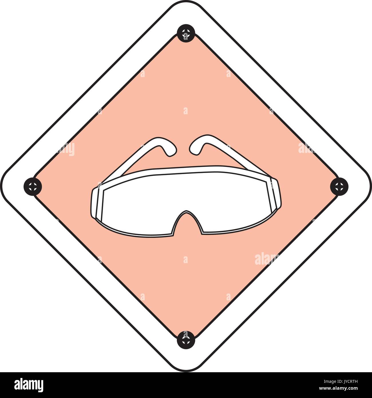 Industrial security sign Stock Vector Image & Art - Alamy