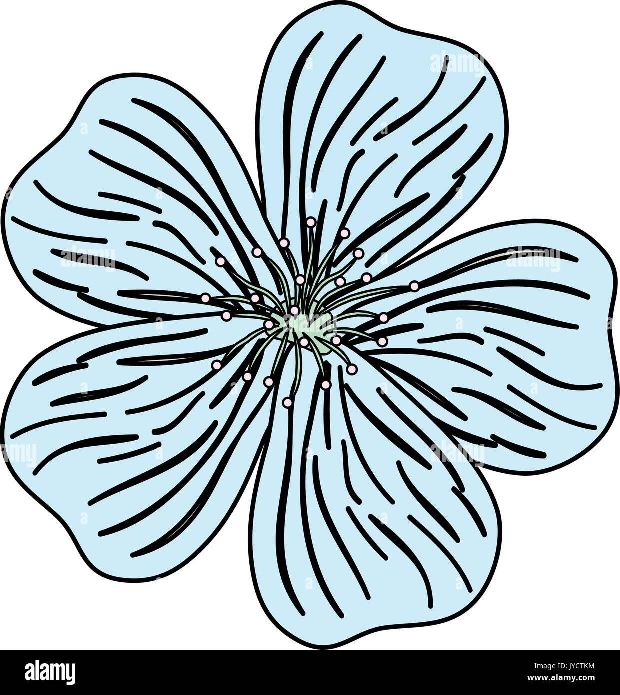 Beautiful flower symbol Stock Vector Image & Art - Alamy