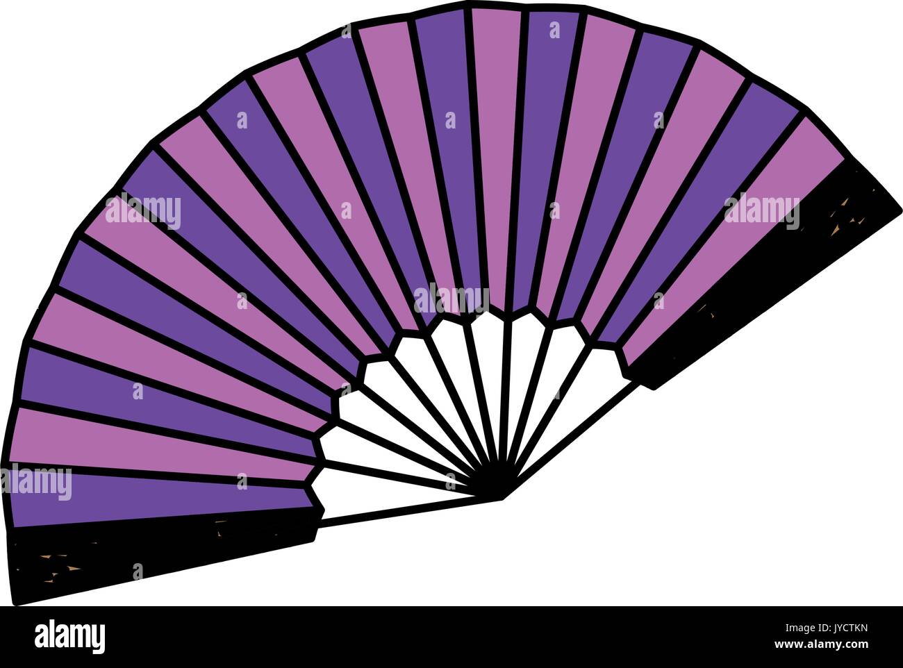 Hand fan isolated vector illustration graphic design vector ...