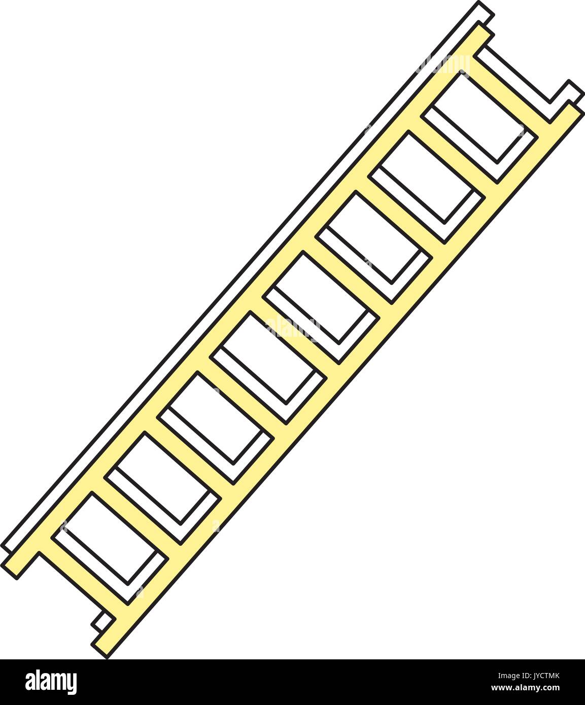 Orange ladder Stock Vector Images - Alamy