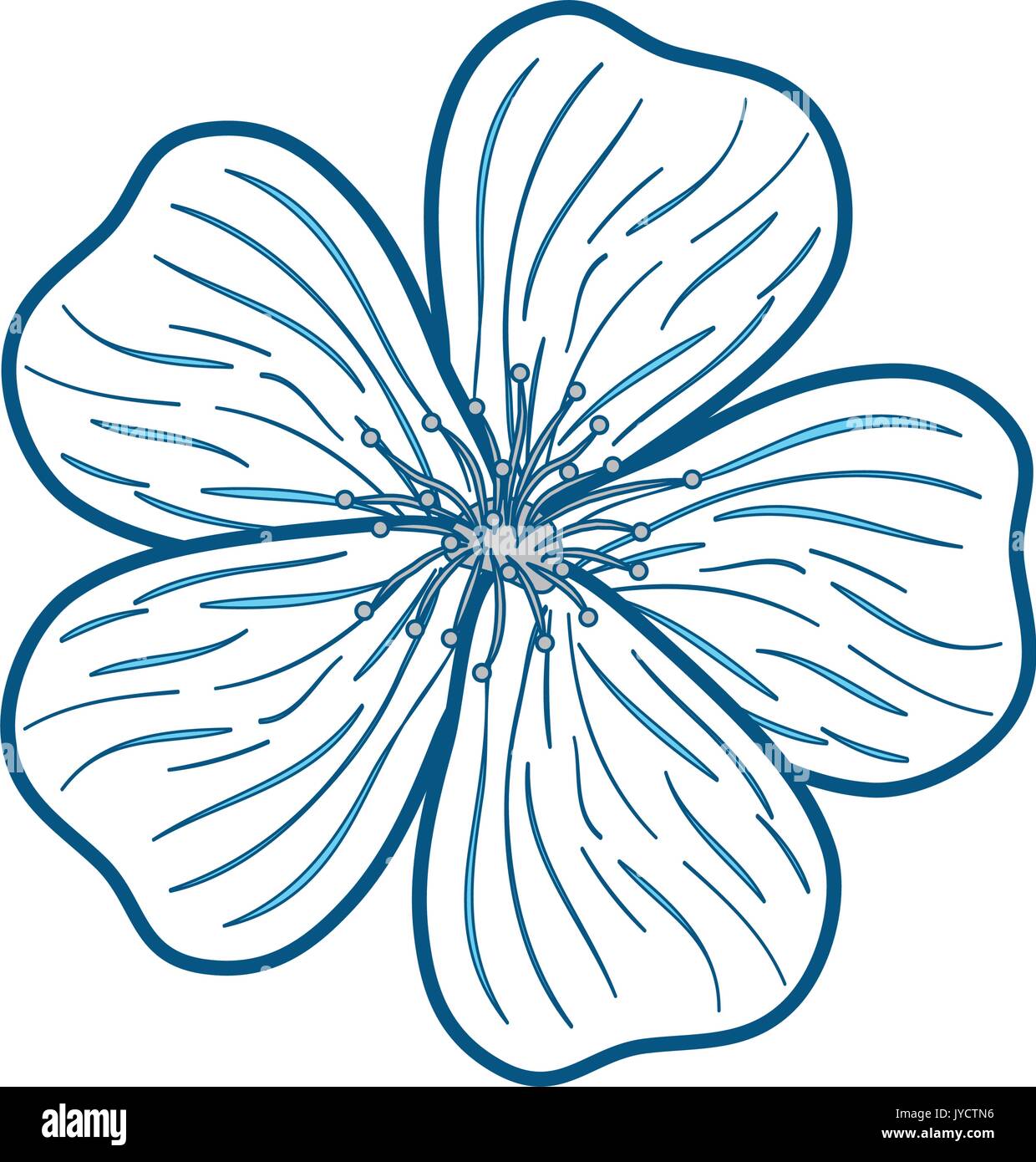 Beautiful flower symbol Stock Vector Image & Art - Alamy