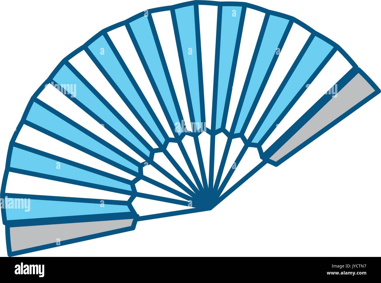 Hand fan isolated vector illustration graphic design vector ...