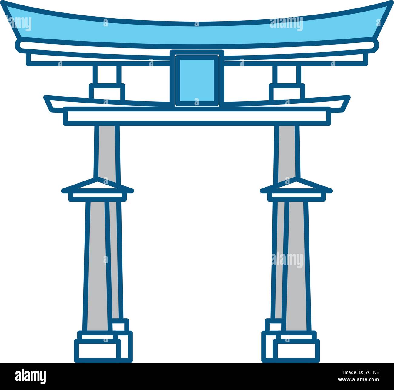 Japanese temple building Stock Vector Image & Art - Alamy