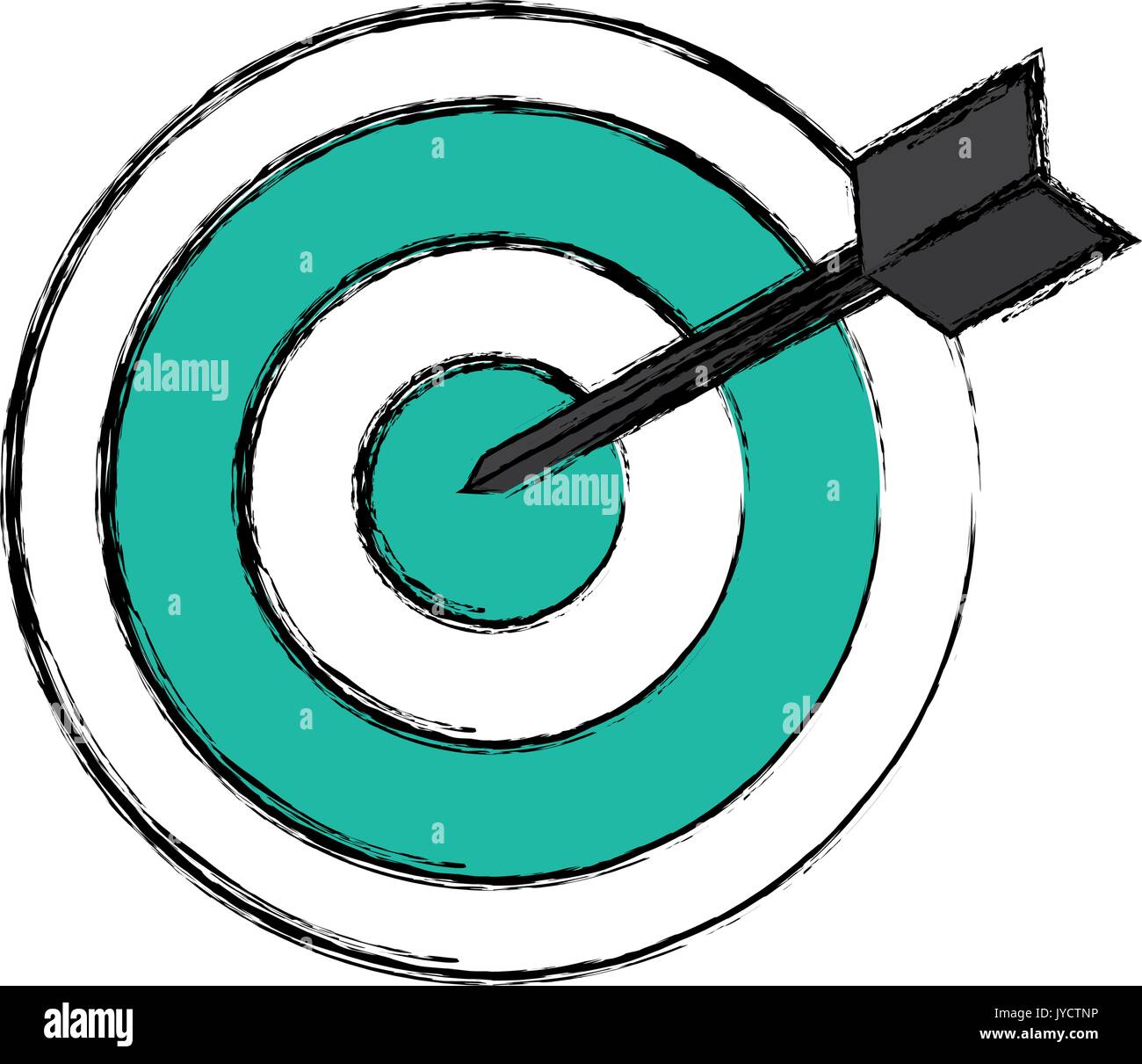 Target dartboard symbol Stock Vector Image & Art - Alamy