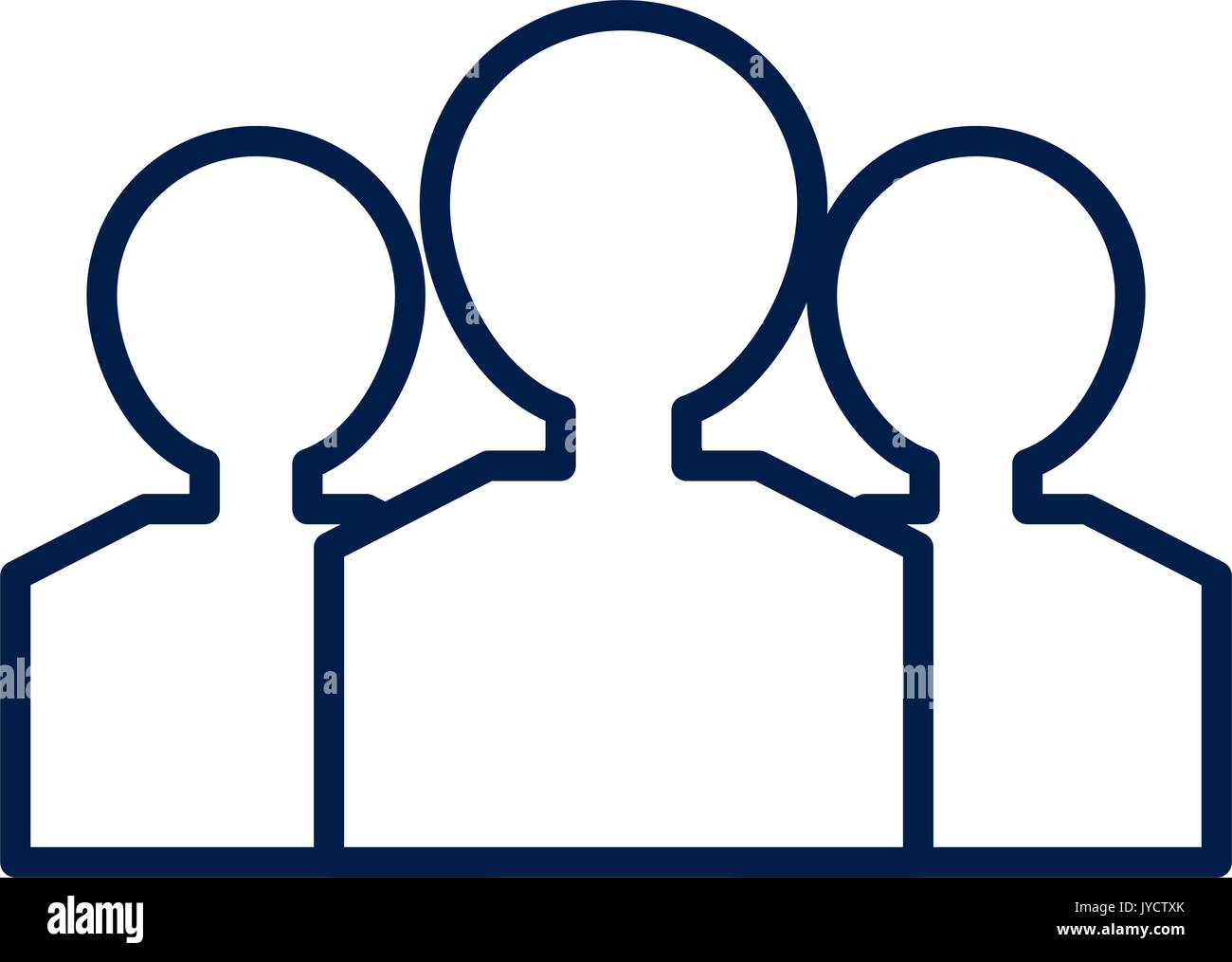 People pictogram silhouette Stock Vector Image & Art - Alamy