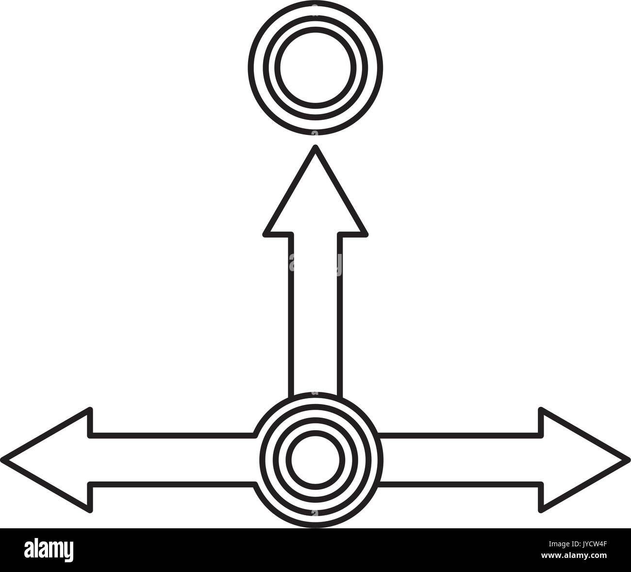 Infographic arrows symbol Stock Vector Image & Art - Alamy