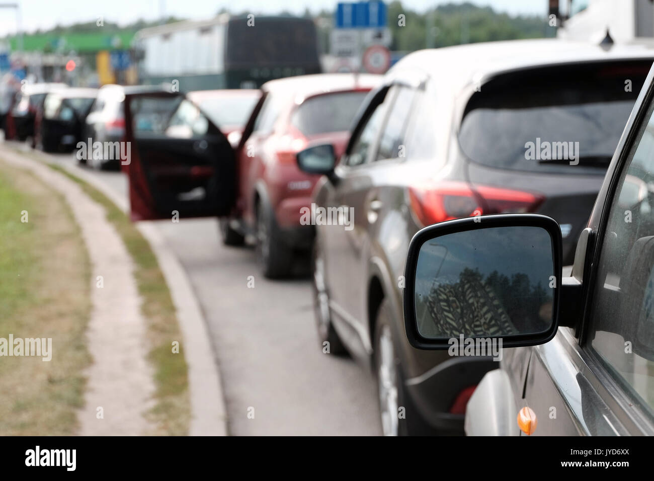 Border Control Traffic Jam High Resolution Stock Photography and Images ...