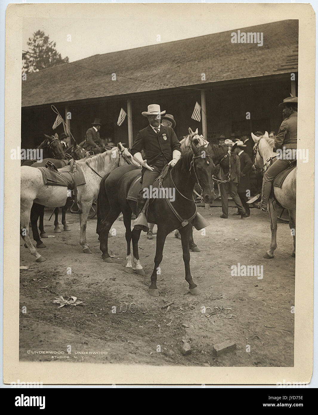 President Roosevelt on Horseback Stock Photo - Alamy