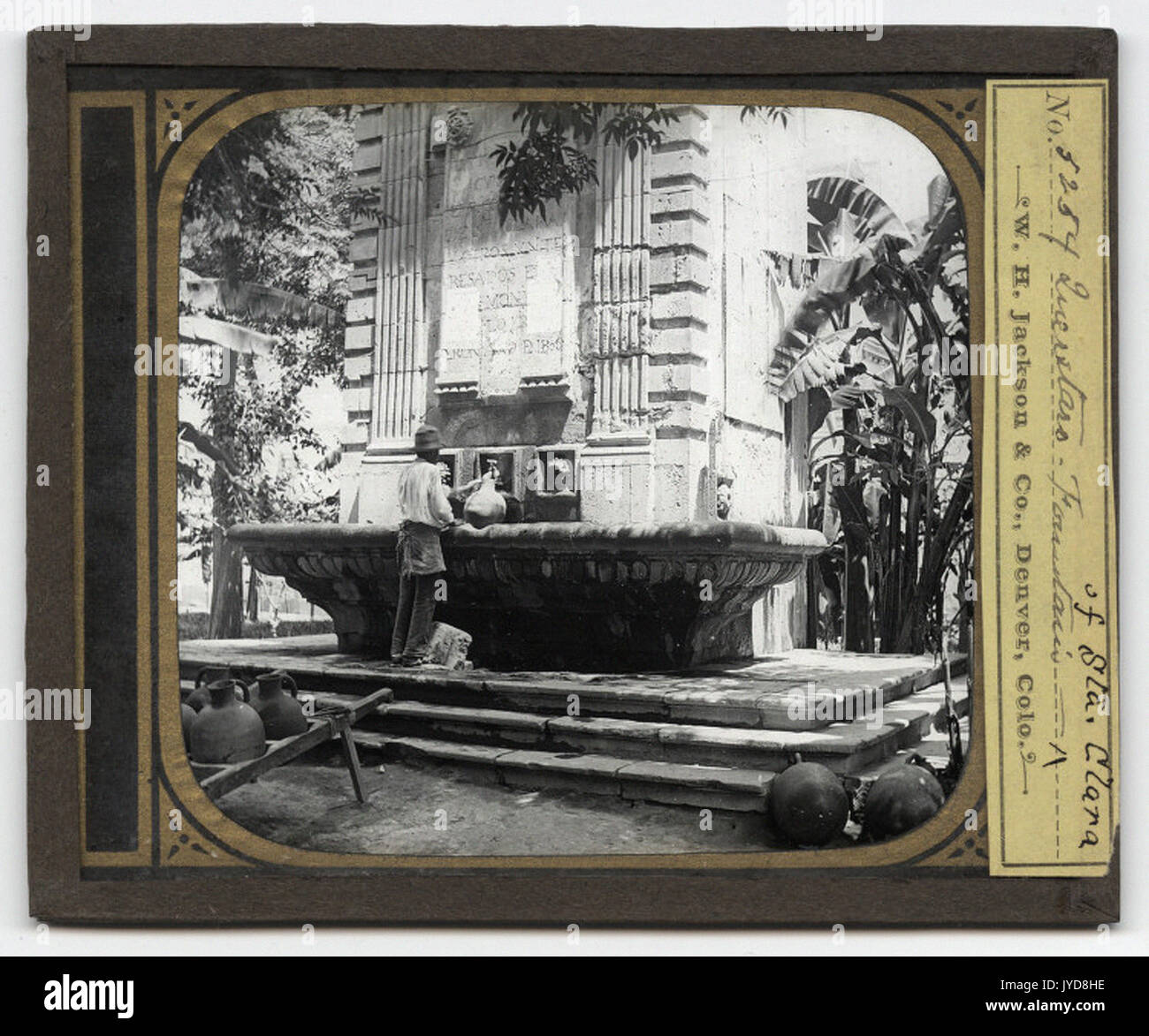 Queretaro, fountain of Sta. Clara Stock Photo - Alamy