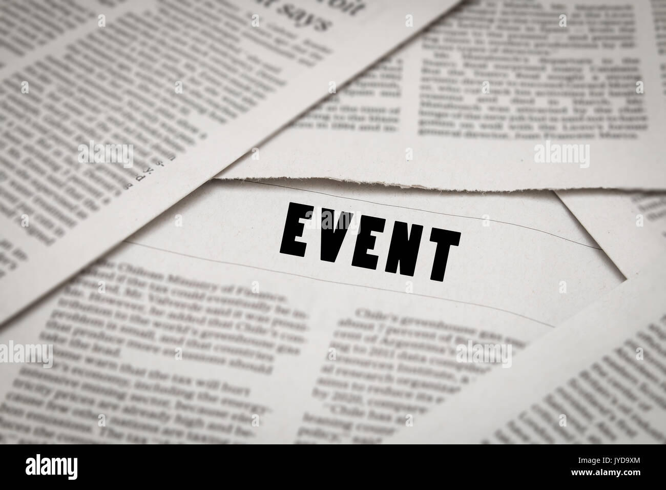 Newspaper header hi-res stock photography and images - Alamy