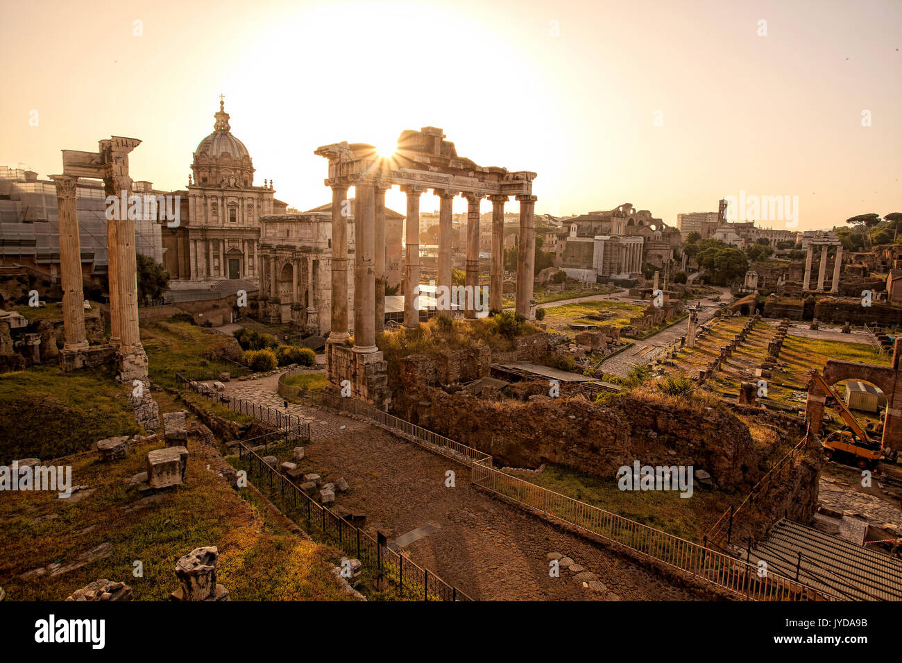 Famous Roman ruins in Rome, Italy Stock Photo - Alamy