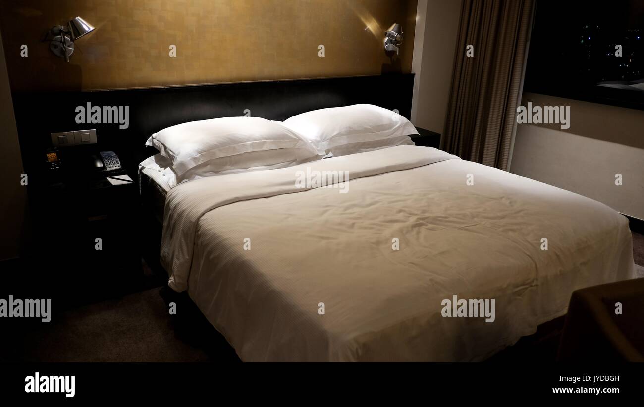Nice Hotel room in a High End Venue Stock Photo - Alamy