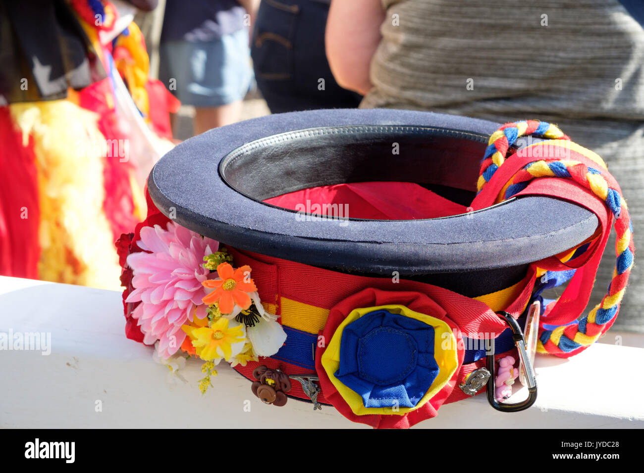 A group of Morris dancers in costume Stock Photo - Alamy