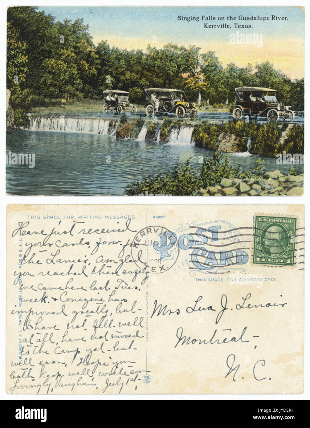 Singing Falls on the Guadalupe River, Kerrville, Texas Stock Photo - Alamy