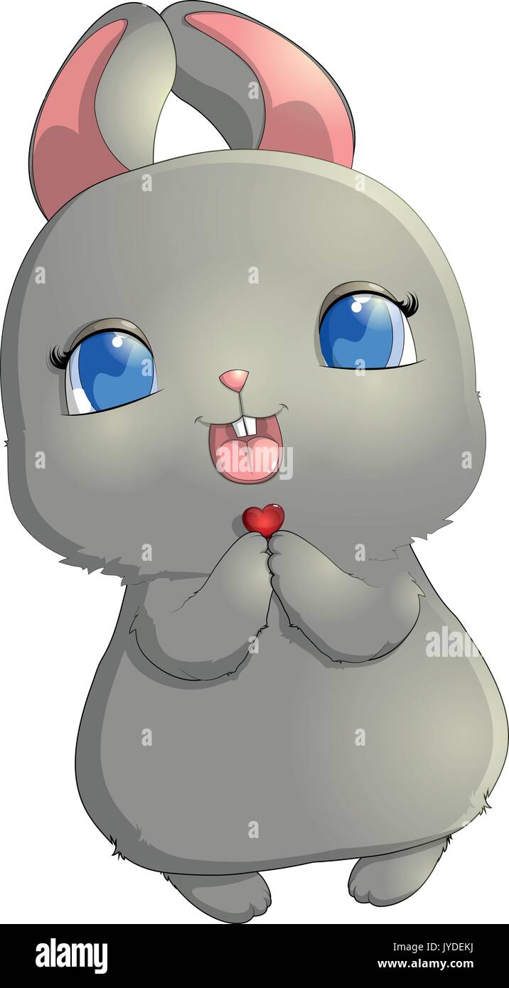 Cute rabbit cartoon Stock Vector Image & Art - Alamy