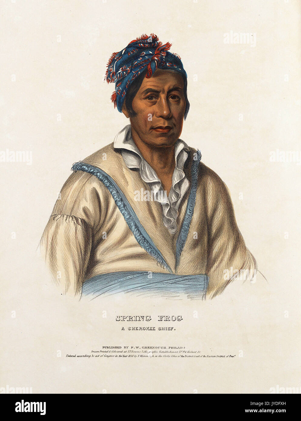 Spring Frog, A Cherokee Chief Stock Photo - Alamy