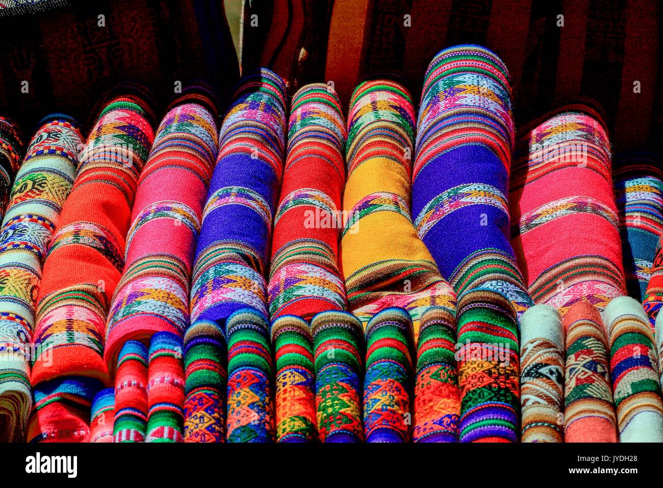 Alpaca wool blankets peru hi-res stock photography and images - Alamy