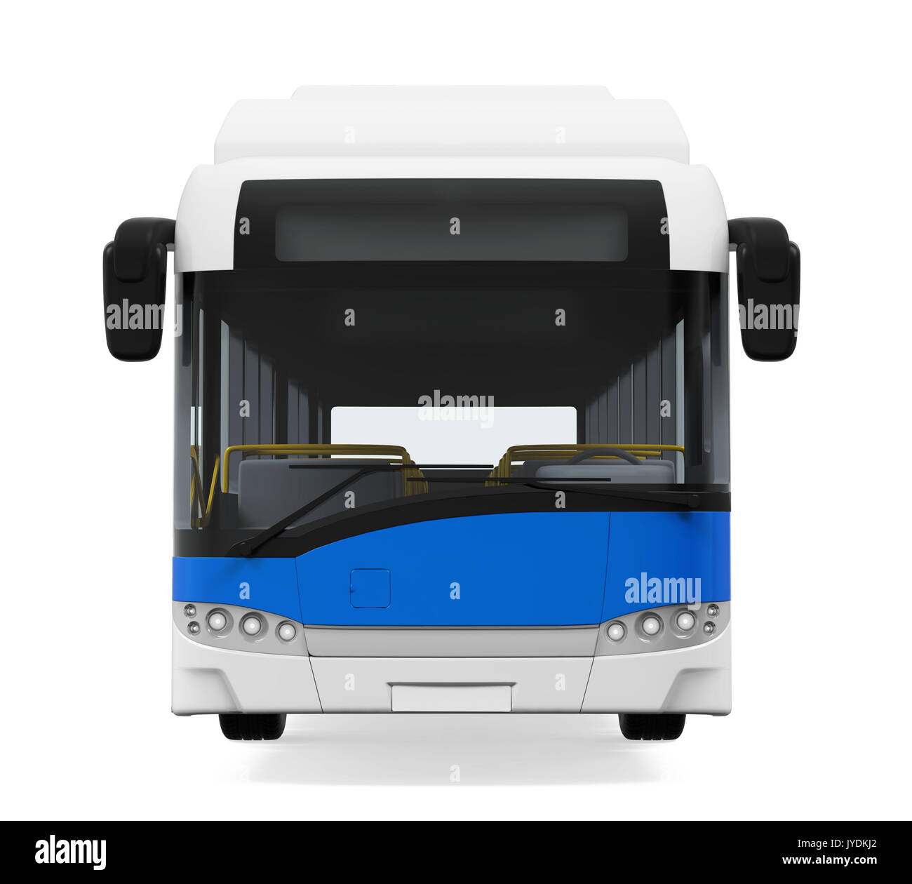 City Bus Isolated Stock Photo - Alamy