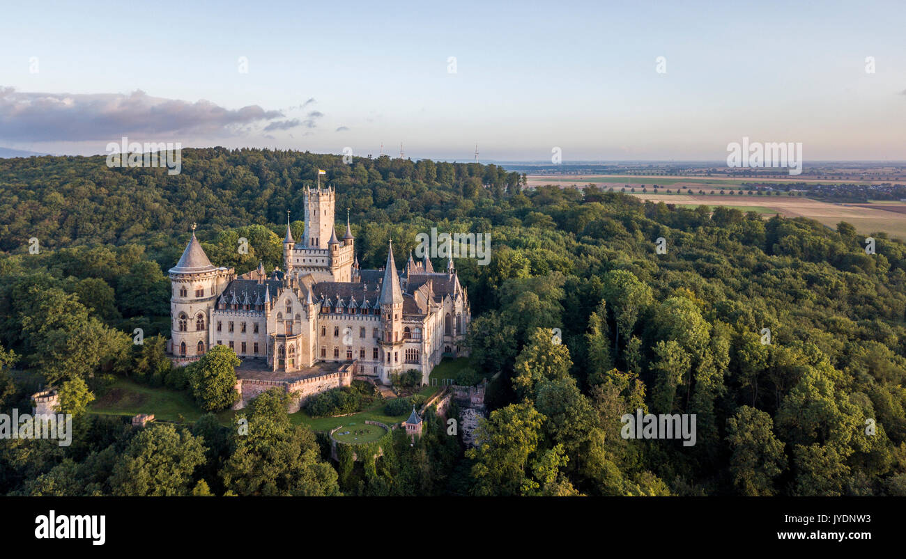 A Gothic revival Marienburg castle in Lower Saxony, Germany Stock Photo ...