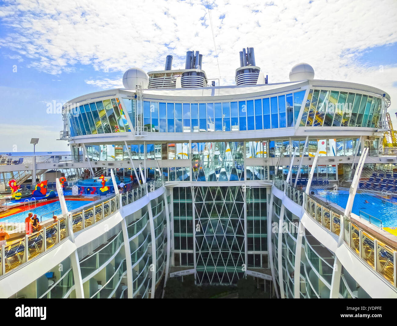 Barcelona, Spain - September 06, 2015: The cruise ship Allure of the ...