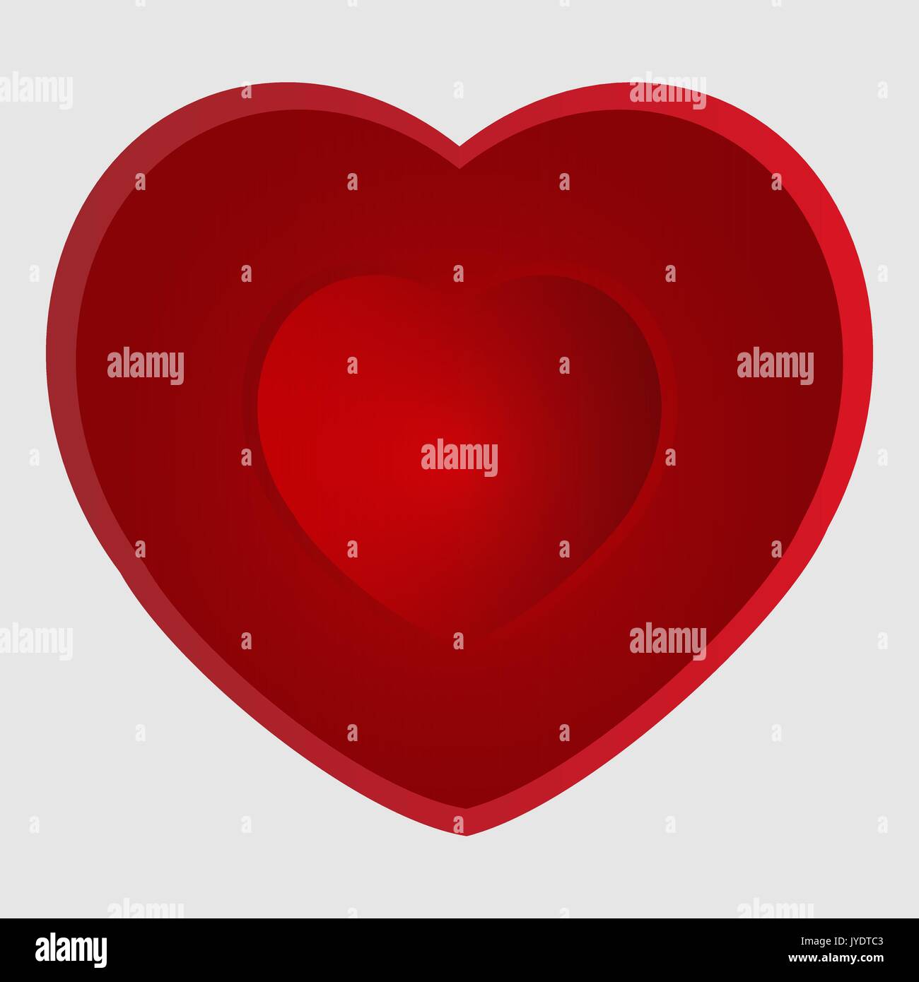 Double heart Stock Vector Images - Alamy