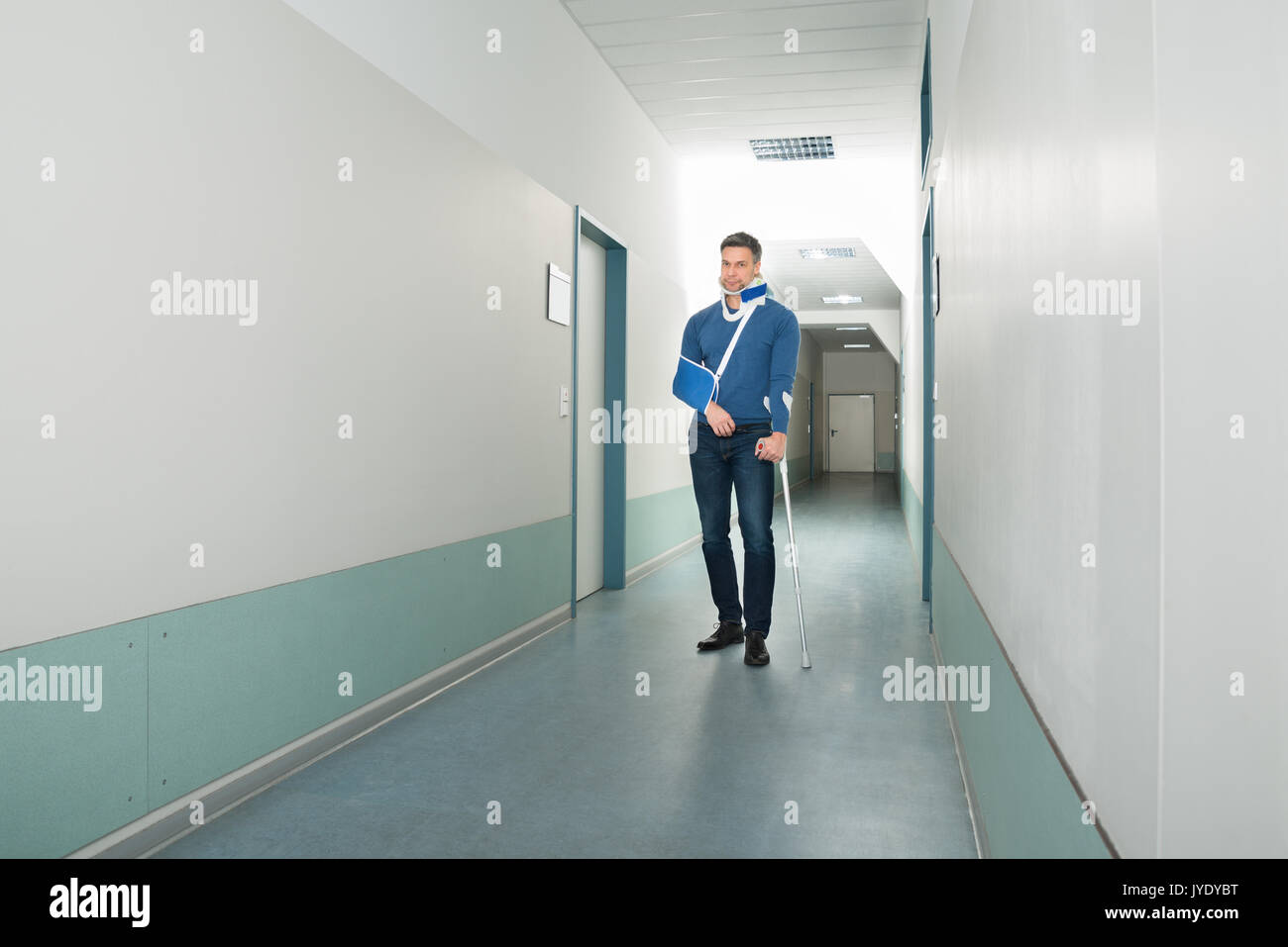 Broken man hospital hi-res stock photography and images - Alamy