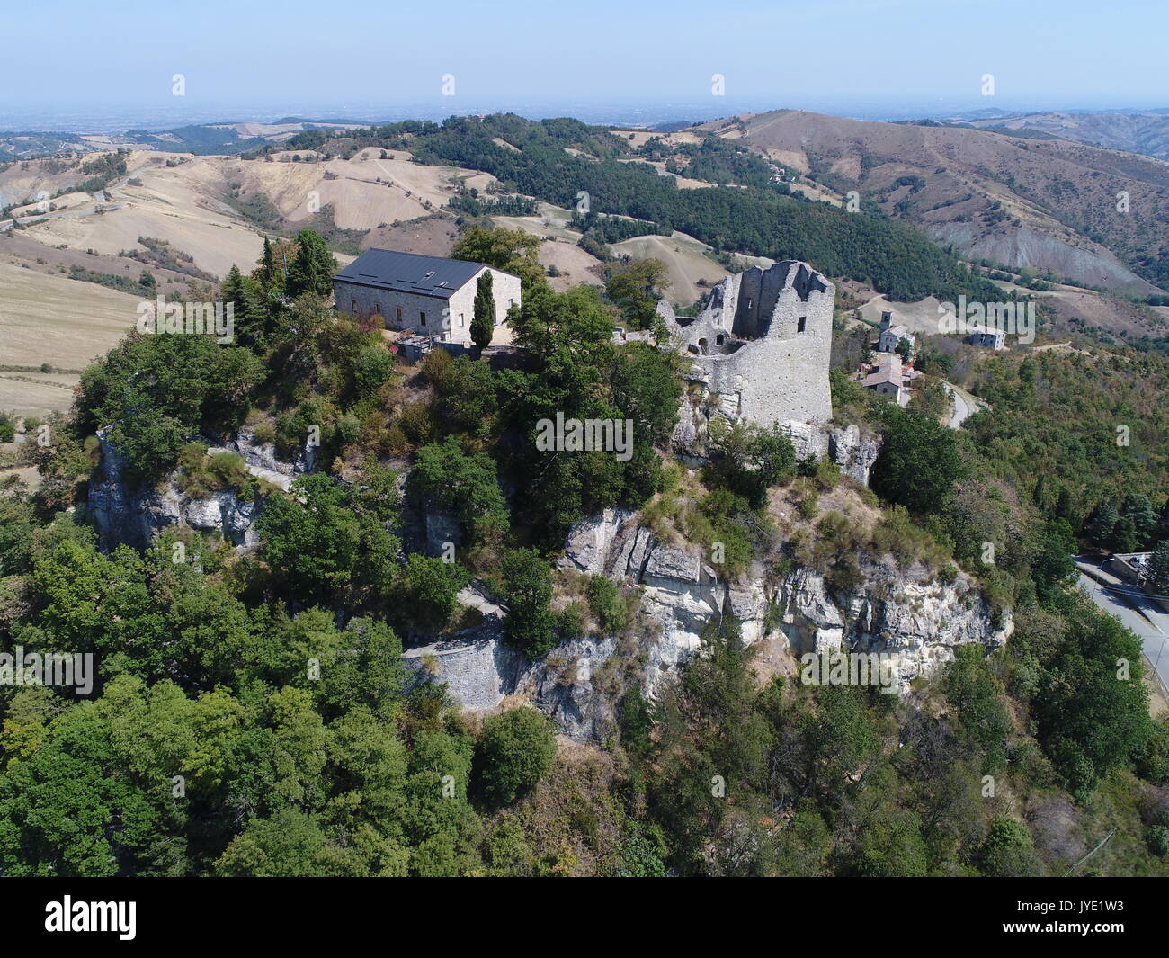 Castle of Canossa, of Matilde di Canossa, province of Reggio Emilia ...