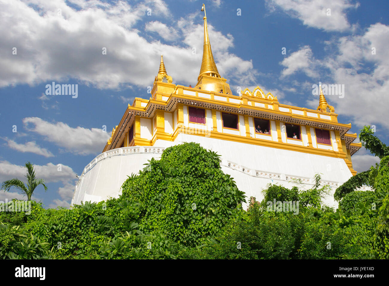 Golden mount temple hi-res stock photography and images - Alamy
