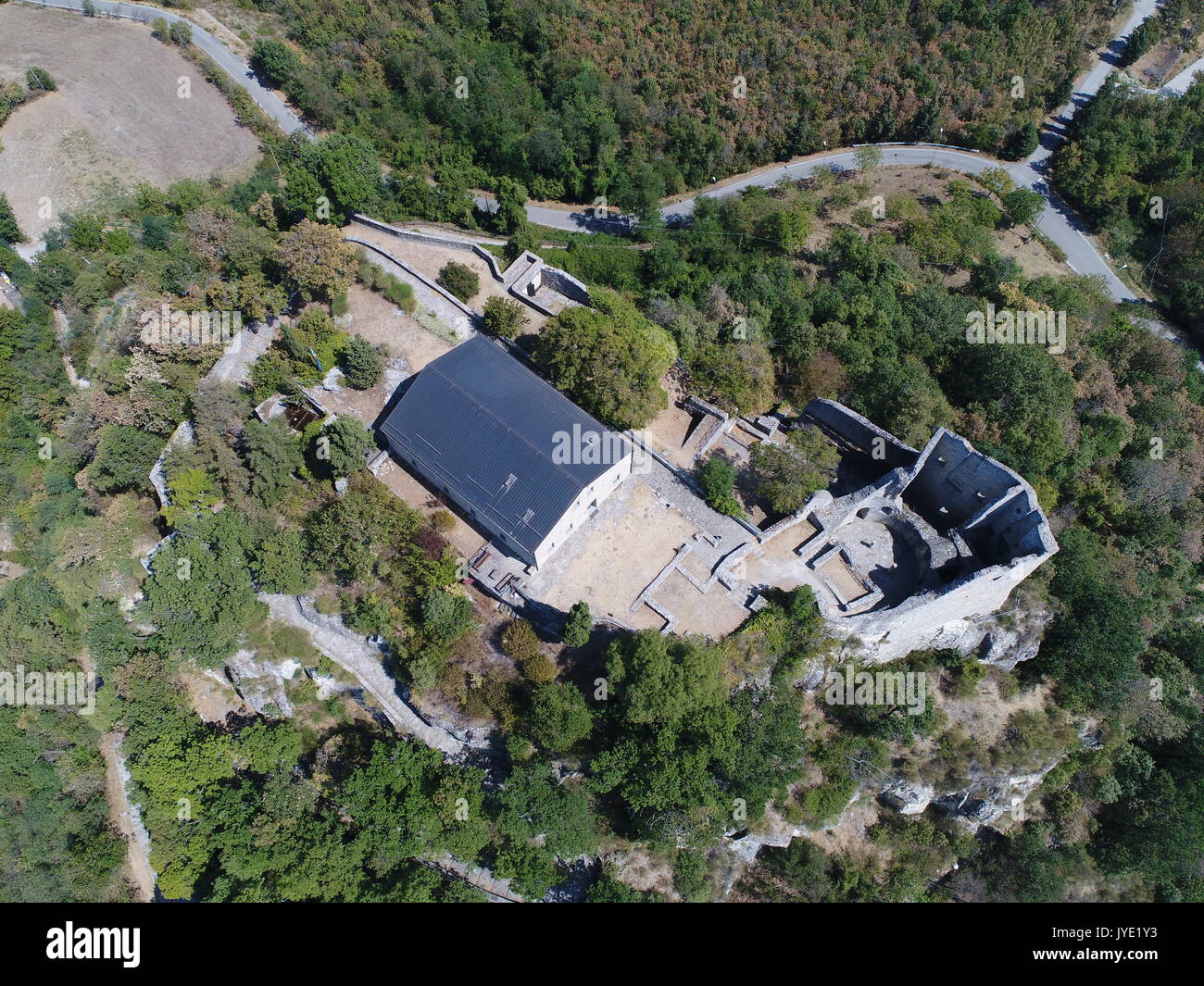 Castle of Canossa, of Matilde di Canossa, province of Reggio Emilia ...