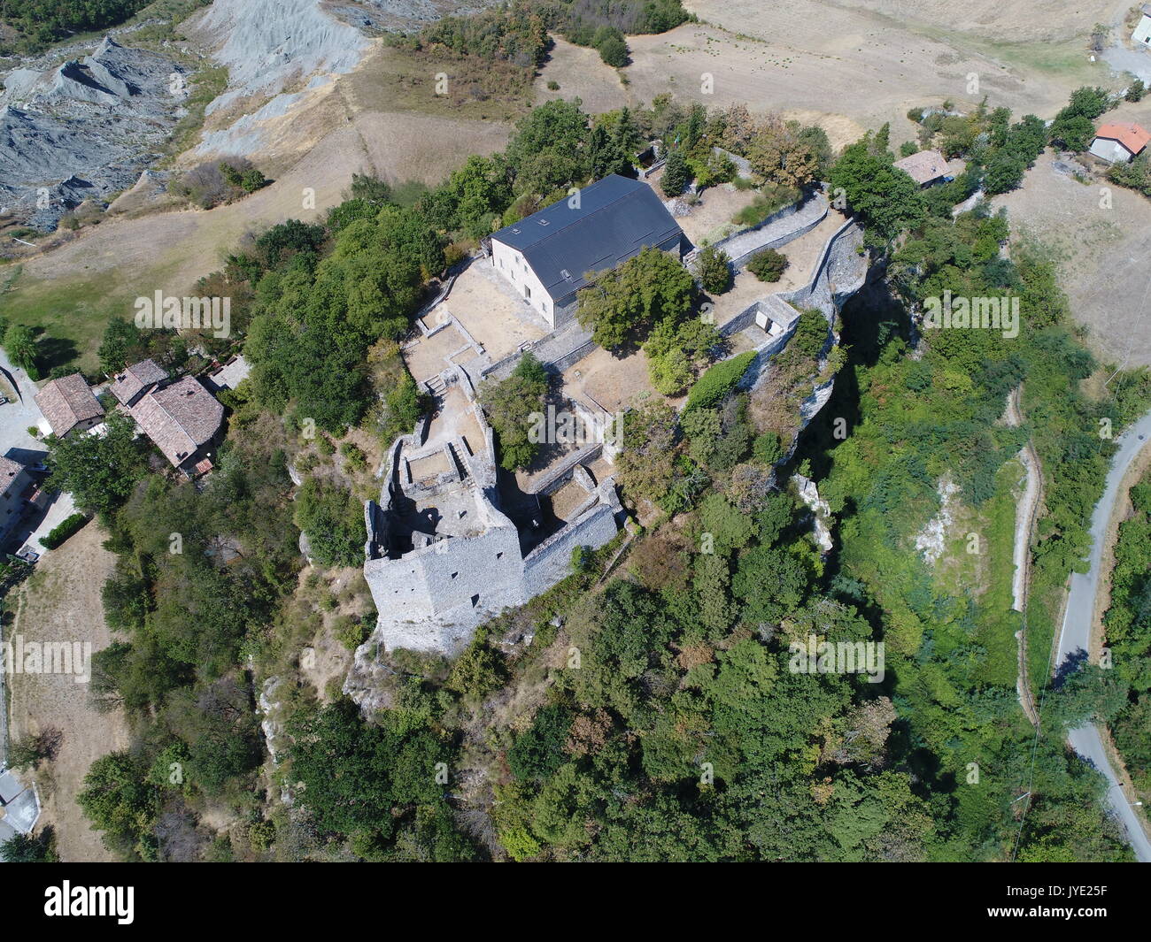 Castle of Canossa, of Matilde di Canossa, province of Reggio Emilia ...