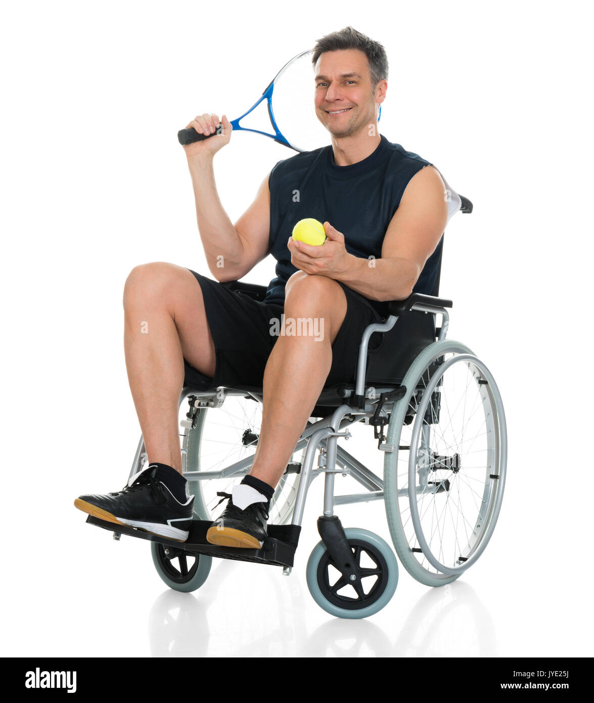 Handicapped disabled person Cut Out Stock Images & Pictures - Alamy