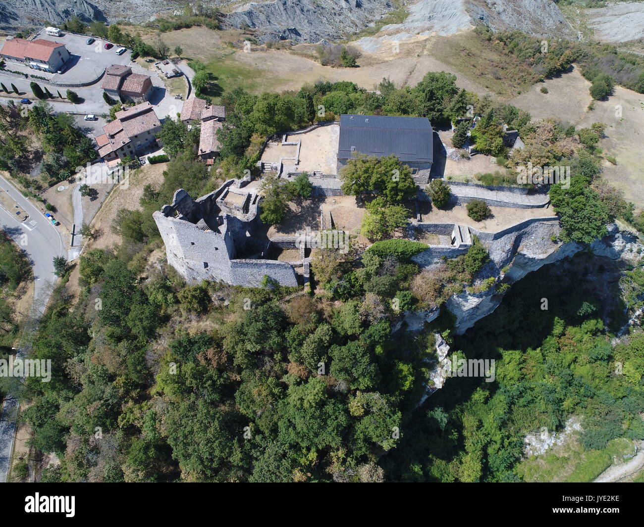 Castle of Canossa, of Matilde di Canossa, province of Reggio Emilia ...