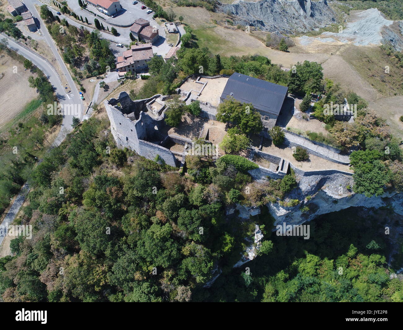 Castle of Canossa, of Matilde di Canossa, province of Reggio Emilia ...
