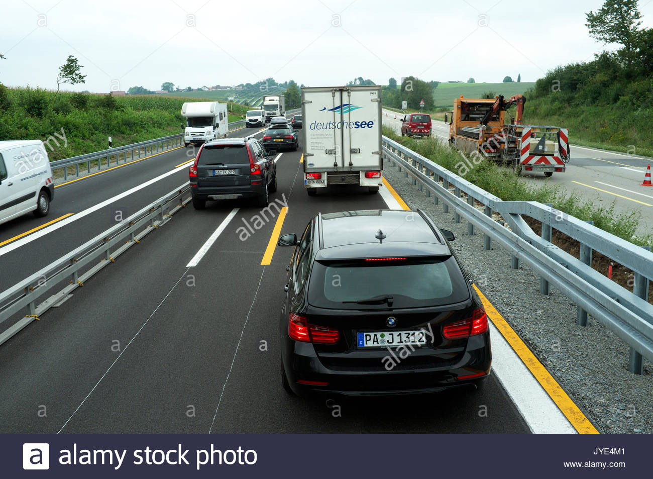 Roadworks Autobahn High Resolution Stock Photography and Images - Alamy