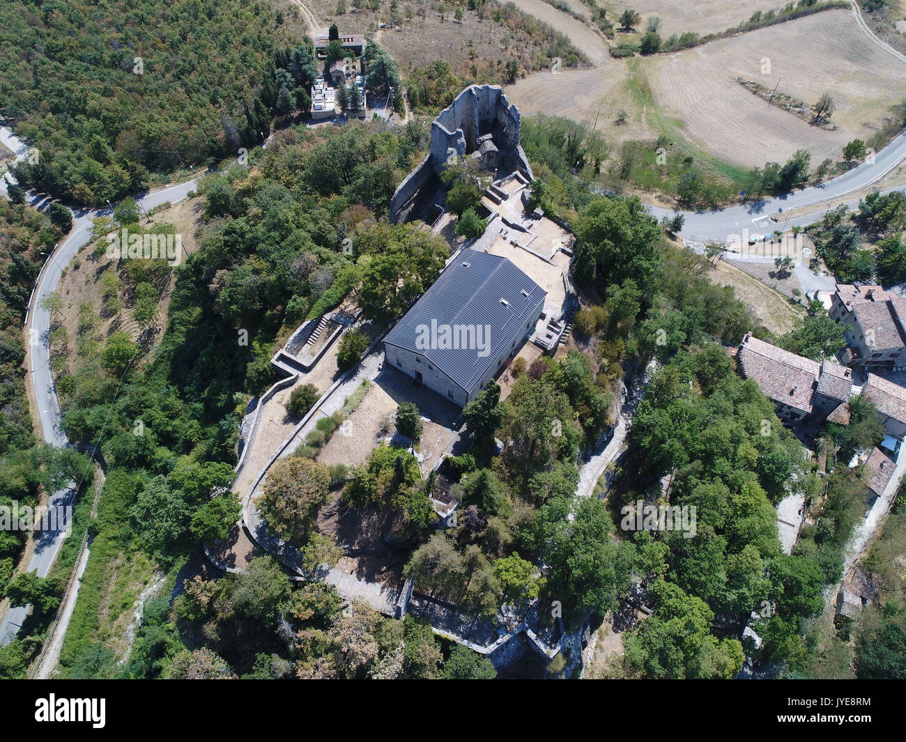 The Castle of Canossa, province of Reggio Emilia, northern Italy Stock ...