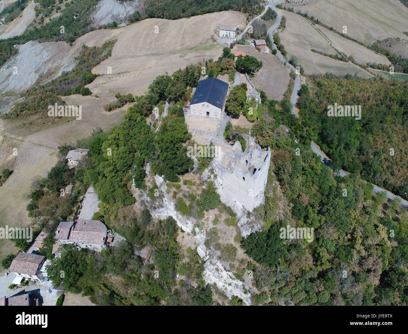 The Castle of Canossa, province of Reggio Emilia, northern Italy Stock ...
