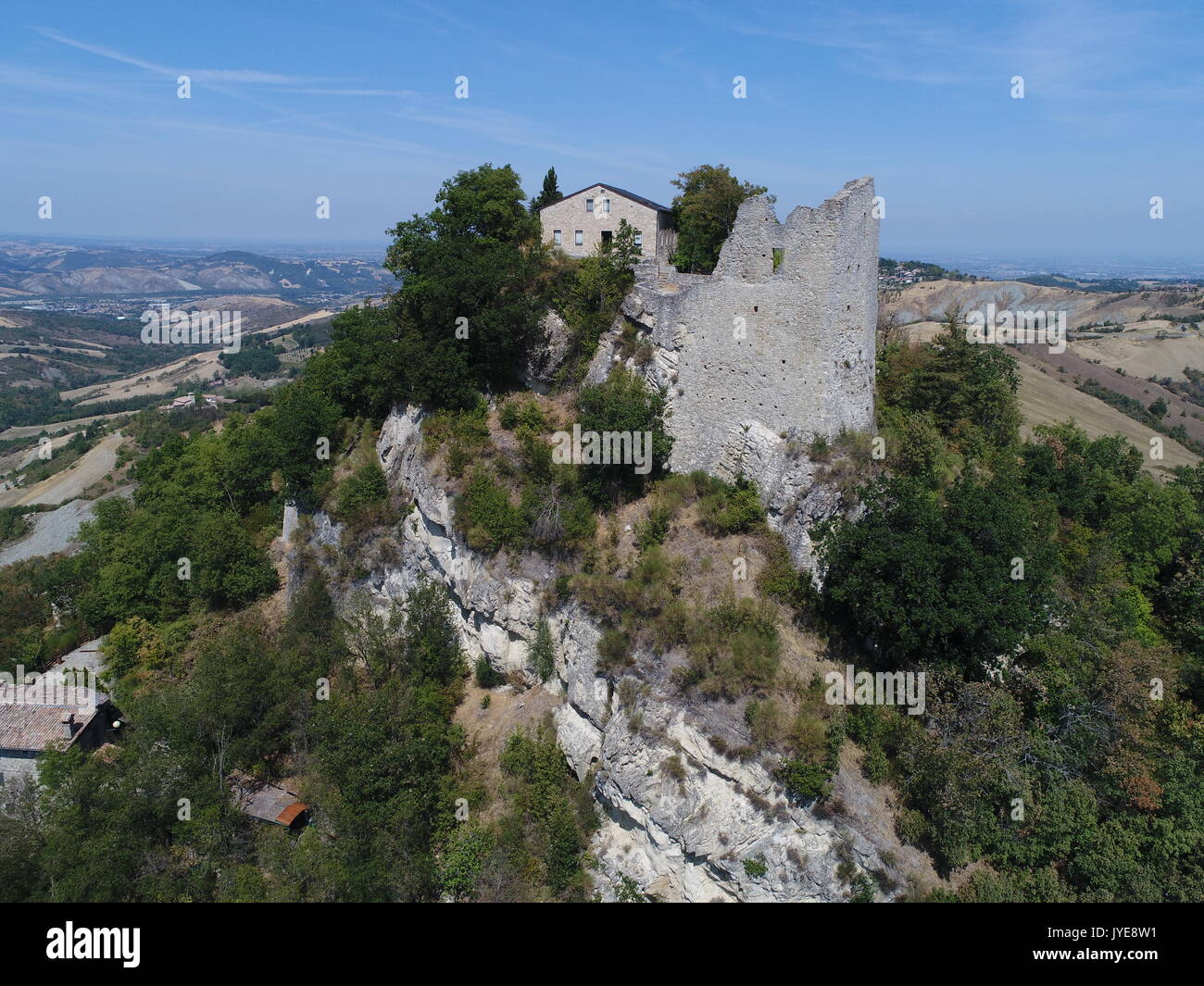 The Castle of Canossa, province of Reggio Emilia, northern Italy Stock ...